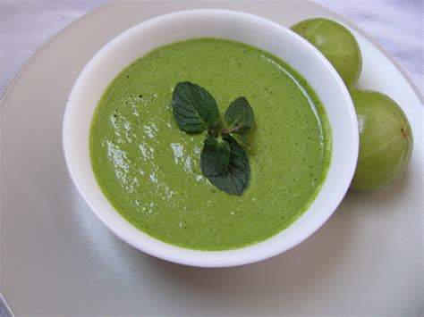 Amla Chutney Gooseberry Chutney With Mint Pudina Healthy Veg Recipes
