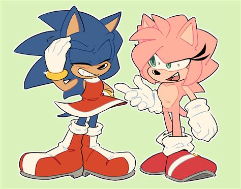 Sonic And Amy Swap Clothes Made By Candycatstuffs On Tumblr R