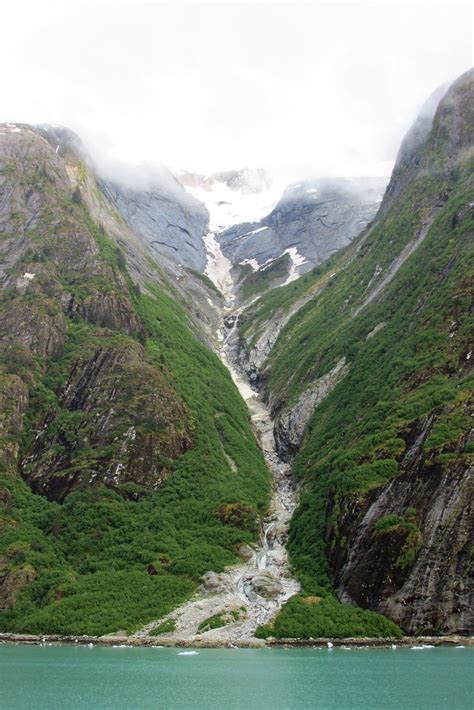 Endicott Arm Fjord Waterfall A Cascading Waterfall Located… Flickr