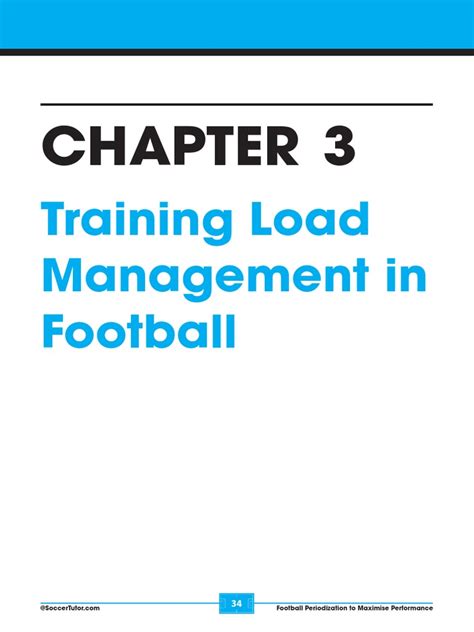 Football Periodization Training Load Management Speed Endurance Conditioning Download Free Pdf