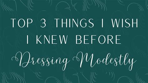 Top 3 Things I Wish I Knew Before Dressing Modestly Ukht London