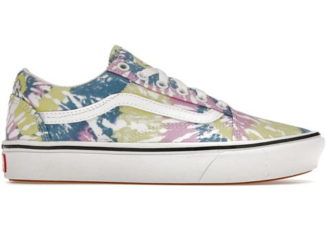 Vans Comfycush Old Skool Tie Dye Mens Vn0a3wma49l Us