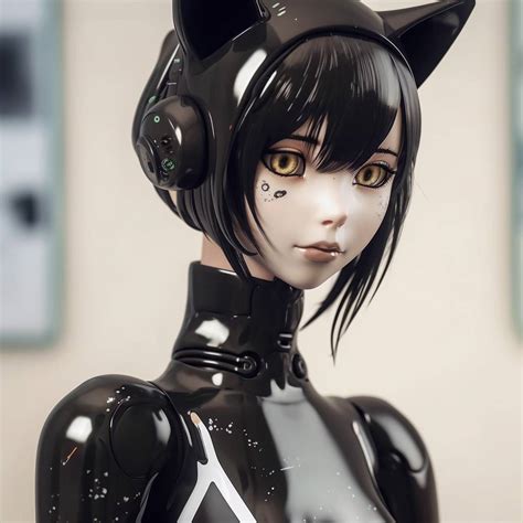 Goth Neko Robot By Siesie10 On Deviantart