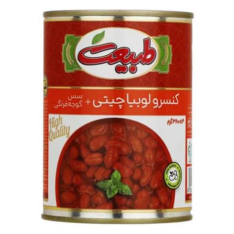 قیمت و خرید کنسرو لوبیا چیتی طبیعت با سس گوجه فرنگی فروشگاه های‌شاپ