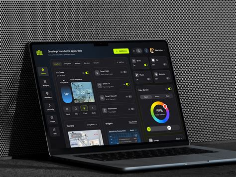 Smart Home Dashboard Ui Design Behance
