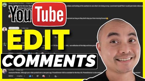 How To Edit YouTube Comments On Your Channel And Other Channels Edit Reply Delete Comments