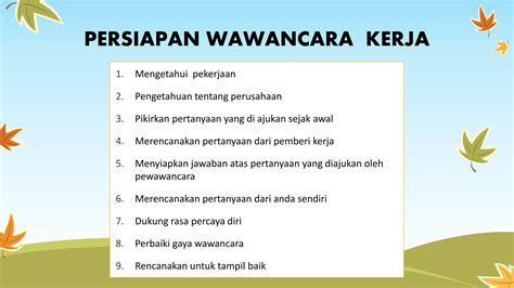 Wawancara Kerja Pptx