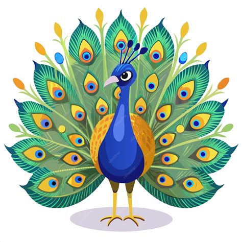 A Colorful Peacock With Peacock Feathers On It And A Picture Of A