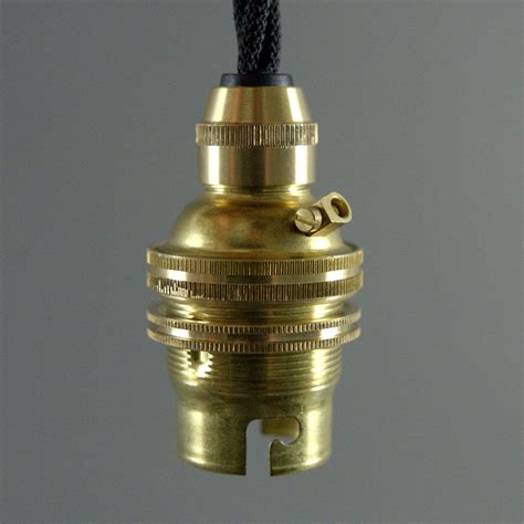 B22 Vintage Bayonet Socket Brass With Shade Holder