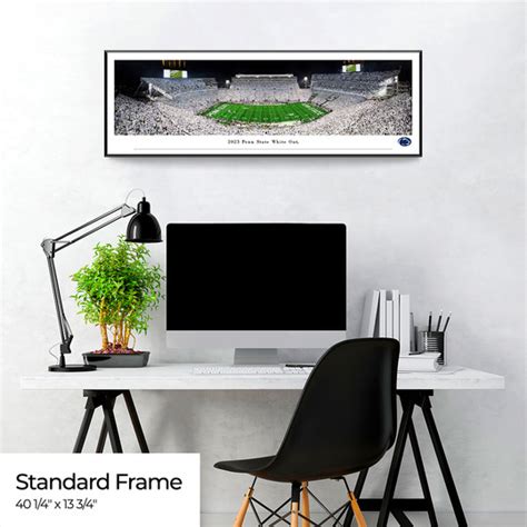 Penn State Nittany Lions 2023 White Out Panoramic Picture Beaver