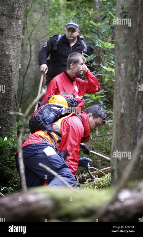 A Search Team Looks For The Body Of Suzanne Pilley Near Loch Long In