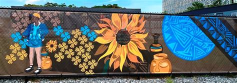 Enjoy Additions To Art Scrim By Muideen Ogunmola And Stephanie Vecellio On Acadamy Way Zone 3