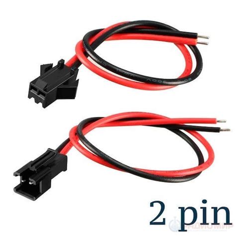 SM2.54 разъем 2-pin, папа+мама, с проводами купить в Екатеринбурге