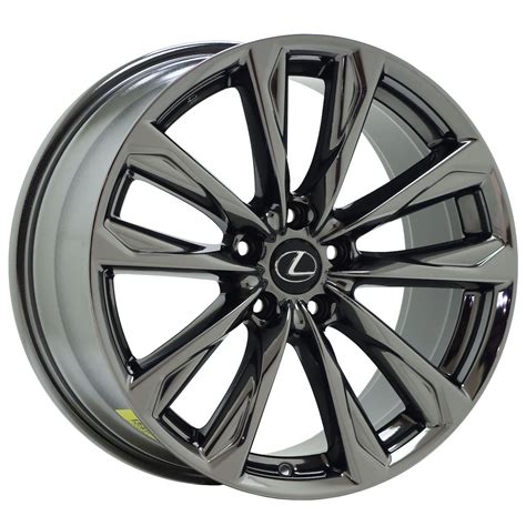19 Lexus Is300 Is350 Black Chrome Wheels Rims Oem Set 74395 74397 Exc