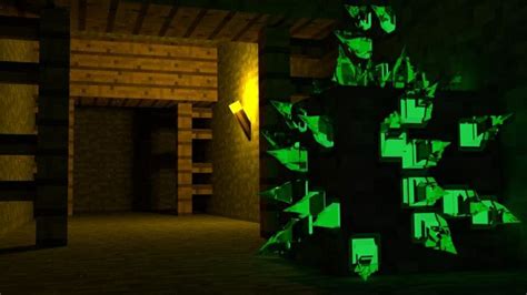 Emerald Ore Block Blender Model Drawing People Blender Models