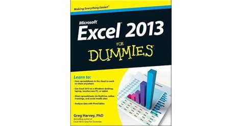 Excel 2013 For Dummies By Greg Harvey