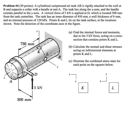 solved problem 4 30 points a cylindrical compressed air