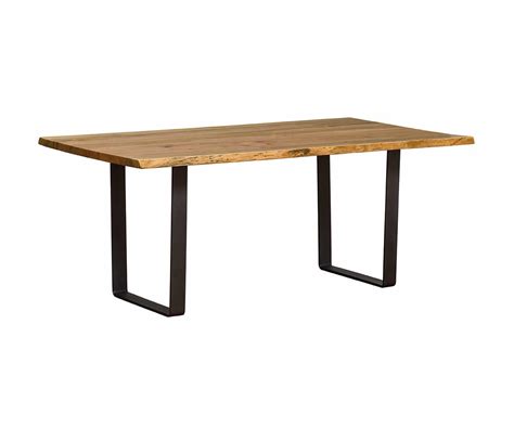 Live Edge Dining Table With U Base Stones Furniture
