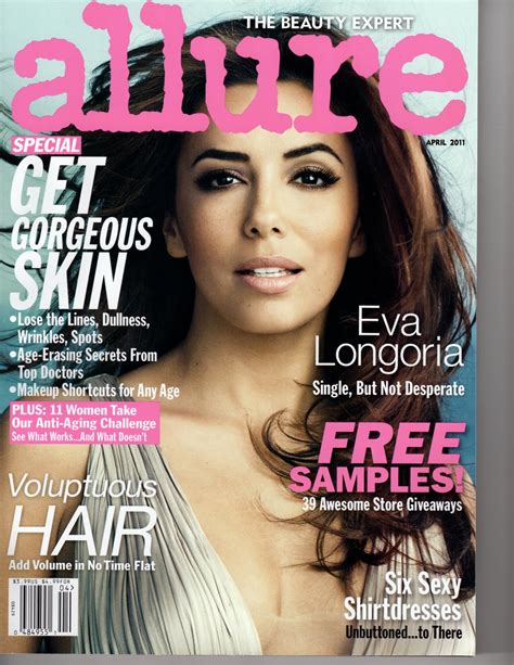 Sportstars Imtas Eva Longoria On The Cover Of Allure Magazine