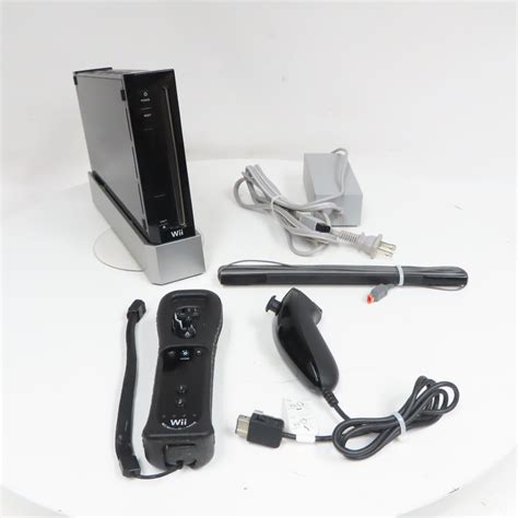 Nintendo Wii Rvl 001 Home Video Game Console Black 7678