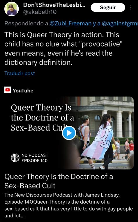 Queer Theory Is The Doctrine Of A Sex Based Cult Capricorn Season On Tumblr