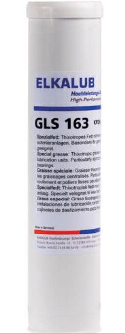 Elkalub Gls 163 Special Grease 400g Cartridge Machine Spares Shop