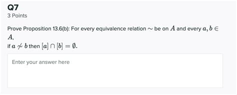 Solved Q7 3 Points Prove Proposition 13 6 B For Every Chegg