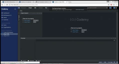can t properly install codenvy in ubuntu server websocket cant be