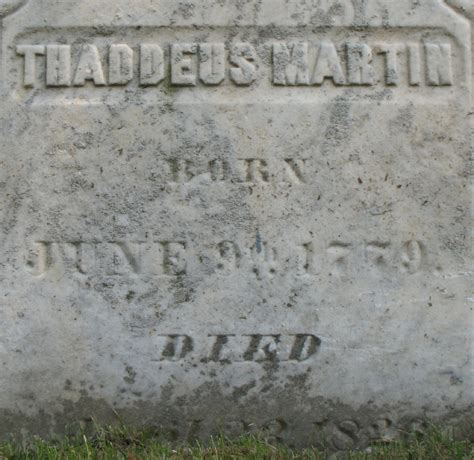 Thaddeus Martin 1779 1826 Find A Grave Memorial