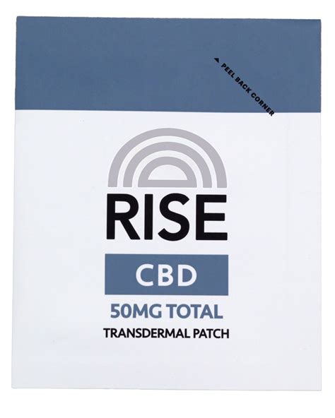 Cbd Transdermal Patch Rise