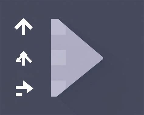 White Arrow Pointing Upward Long Shadow Premium Ai Generated Image