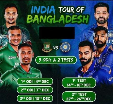 India Tour Of Bangladesh 2022 Squads Schedule Fixture Broadcasting