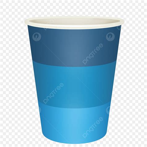 블루 현실적인 종이 일러스트 컵 컵 클립 아트 컵 블루 종이 컵 컵 컨테이너 Png 일러스트 및 Psd 이미지 무료 다운로드 Pngtree