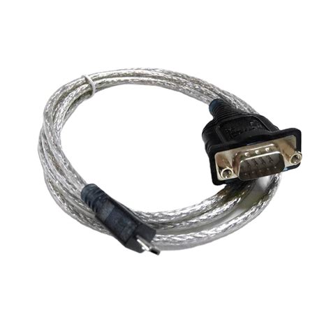 Micro Usb电缆rs232 微型usb到db9 串行 Buy Micro Usb转串口电缆，ftdi芯片rs232 Db9 适配器