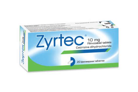 Zyrtec Tabl 10 Mg X 20 Making Health Happen