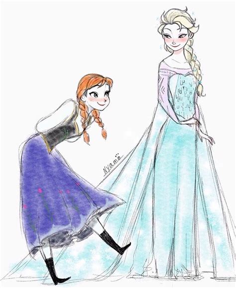 Queen Elsa And Princess Anna Disney Frozen Elsa Art Frozen Fan Art Frozen Art