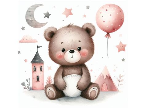 Cute Bear Graphic By Raholco · Creative Fabrica