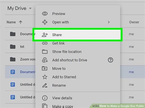 How To Make A Google Doc Public With Pictures WikiHow