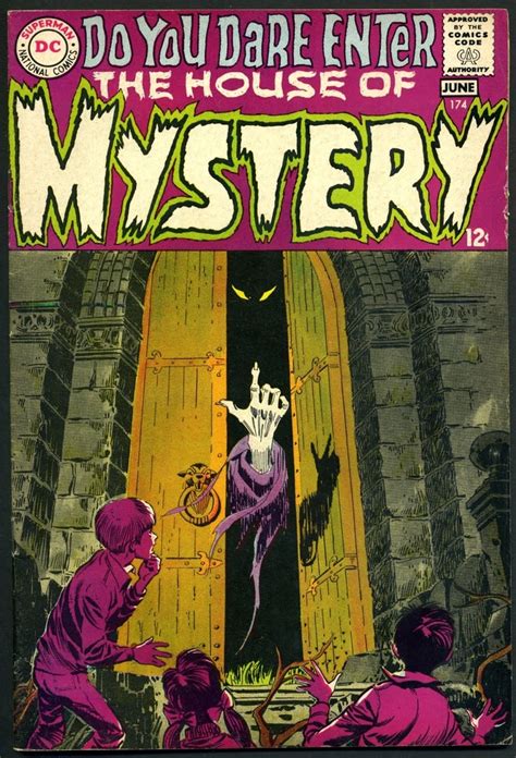 Gcd Cover House Of Mystery 174 Scary Comics Creepy Comics