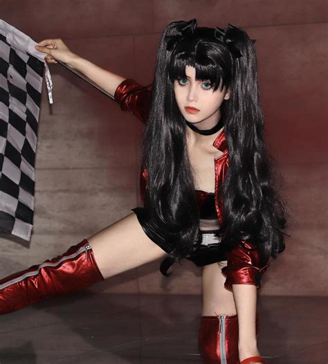 《fatestay Night》远坂凛cosplay 哔哩哔哩
