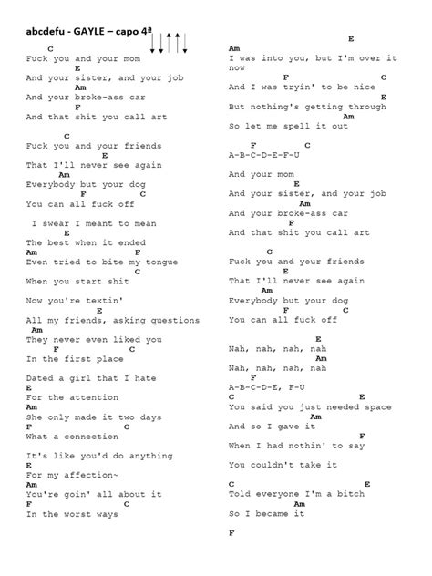 Abcdefu Pdf