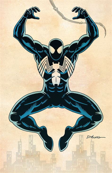 Amazing Spider Man Black Suit Symbiote Signed 11 X 17 Color Print