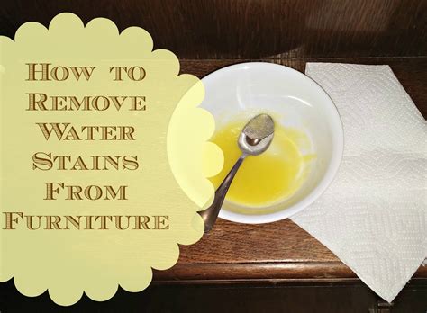 How To Remove Water Marks From Furniture Babe Vintage Cottage