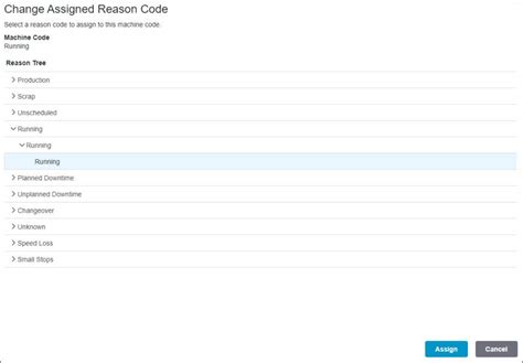 Reassigning A Reason Code