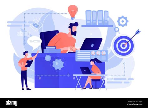 Workflow Concept Vector Illustration Stock Vector Image Art Alamy