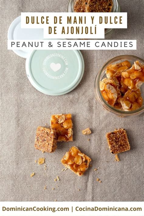 Dulces De Mani Y Ajonjoli Recipe Peanut And Sesame Candies