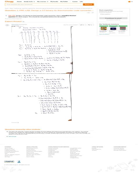 1 pre lab design a 3 7 binary to thermometer cod pdf