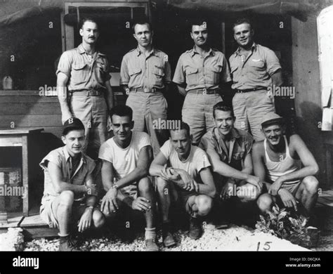 This Image Showcases The Crew Of The Enola Gay The Aircraft