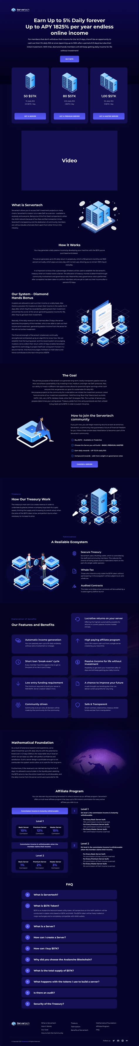 Servertech Website And App Design Behance