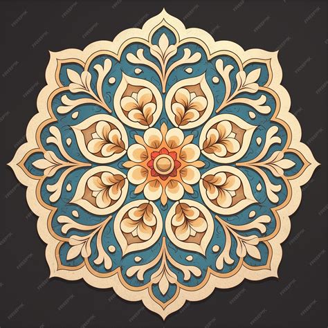 Indian Gujarati Patterns With Intricate Details Premium Ai Generated